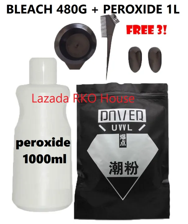 Bleaching Powder Big and Peroxide 12% Big And free GIF FOC hair tools ...