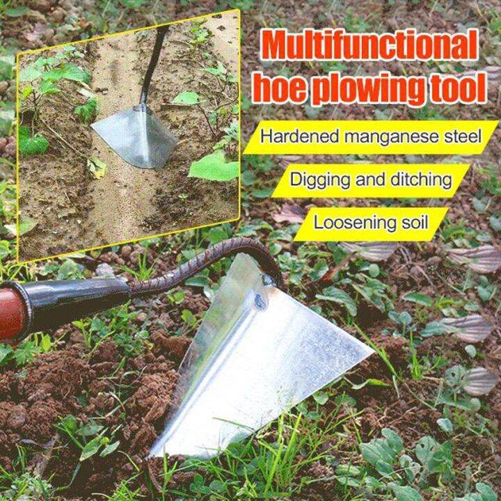 [Local shipment]Agricultural trenching triangular pointed hoe for ...