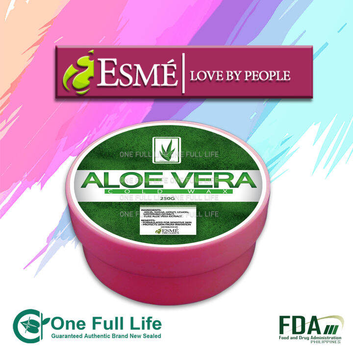 Esme Organic Cold Wax Hair Removal Wax ALOE VERA 250g | Lazada PH