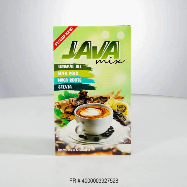 Java Mix 9 in 1 Herbal and Health Coffee Mix with Tongkat Ali, Gotu Kola, Maca Roots, Guarana ...
