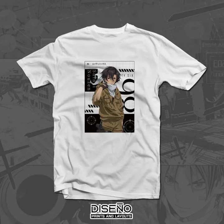Shinei Nouzen | Eighty Six - 86 Graphic T-Shirt v1 | Lazada PH