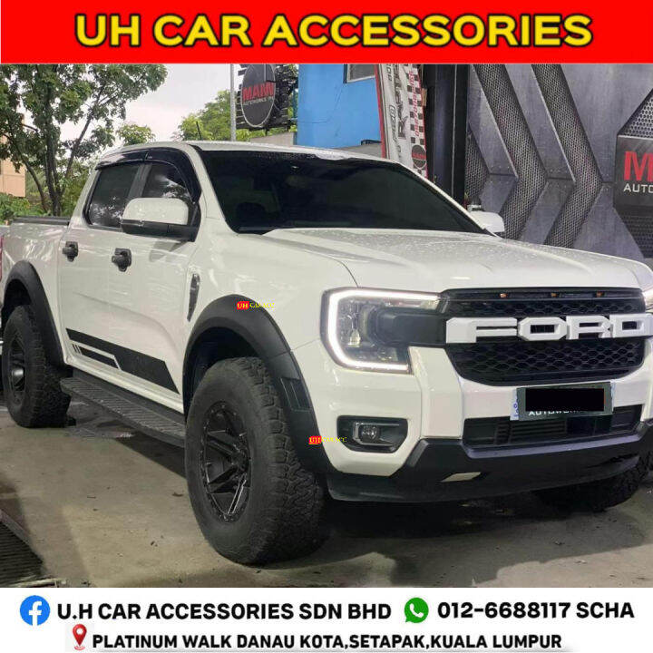 FORD RANGER T9 2022 2023 RAPTOR DESIGN PP FENDER ARCH FLARE FLARES | Lazada