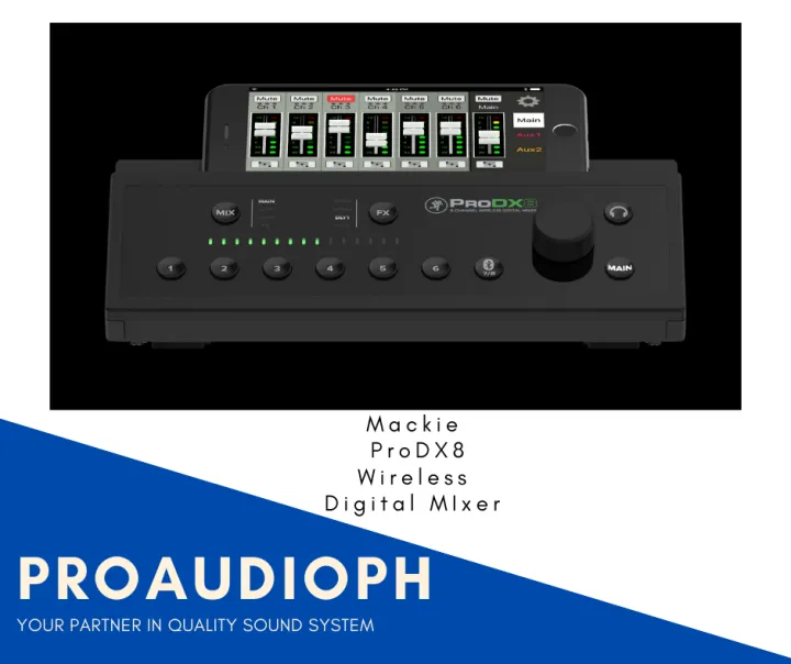 Mackie ProDX8 8-Channel Wireless Digital Mixer | Lazada PH