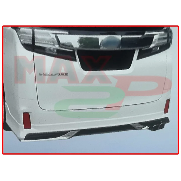 Toyota Vellfire / Alphard ANH20 (2016) MDLS Style Rear Back Skirt ...
