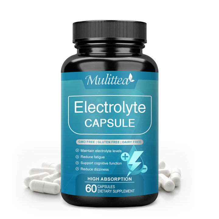 Mulittea Salt Electrolytes Capsules Boost Endurance Muscle Recovery ...