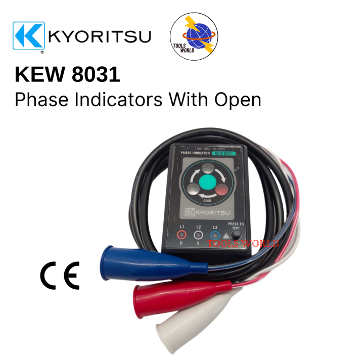 Kyoritsu KEW 8031 Phase Indicators Open Phase Checker (NEW) - Original ...