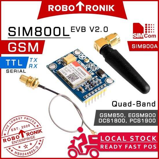 SIM800L GSM EVB V2.0 Module, Quadband SIM 800L | Lazada SIM800L GSM EVB V2.0 Module, Quadband SIM 800L | Lazada