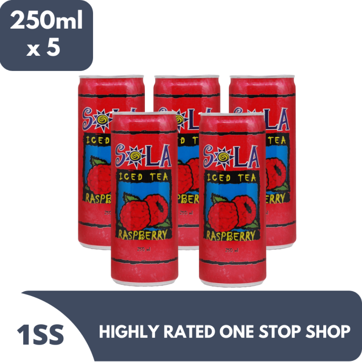 Sola Raspberry Tea 250ml x 5 | Lazada PH