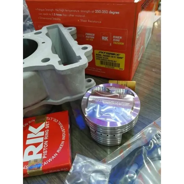 RAIDER150 Fi 62 66 68 CYLINDER BLOCK BORE KIT PITSBIKE FORGED CERAMIC ...