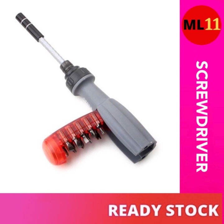 Super Ratchet Screwdriver 180 Degree T-Type Foldable Screwdriver Set ...