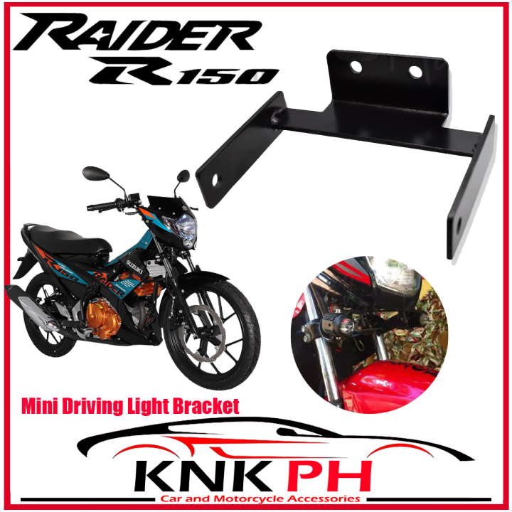 RAIDER 150 CARB MINI DRIVING LIGHT LED BRACKET FOR SUZUKI R150 CARB ...
