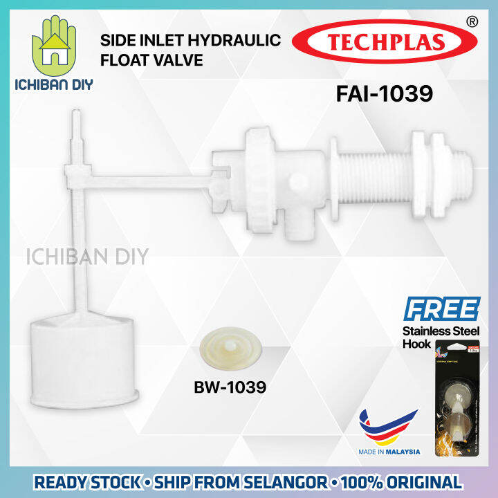 Techplas FAI-1039 Side Inlet Hydraulic Float Valve Cistern Internal ...