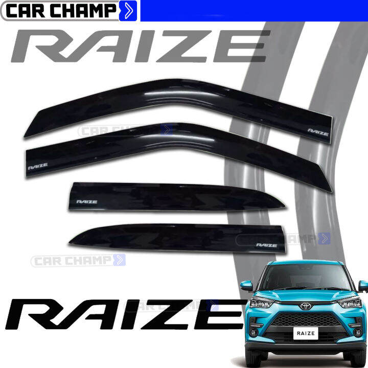 Toyota Raize 2022 - 2023 INJECTION TYPE Window Door Visor / Rain Visor ...