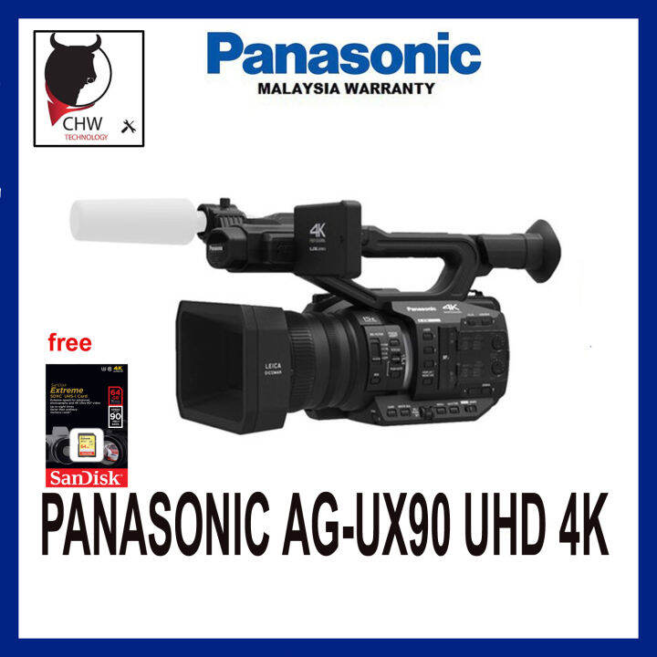 Panasonic AG-UX90 UHD 4K Professional Camcorder (MALAYSIA WARRANTY ...