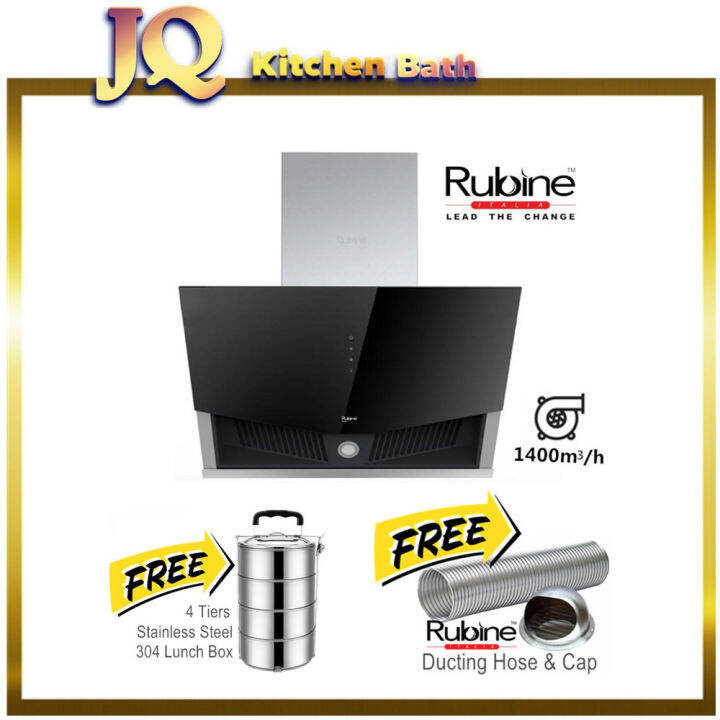 RUBINE CHIMNEY HOOD RCH-MARK-90BL | Lazada