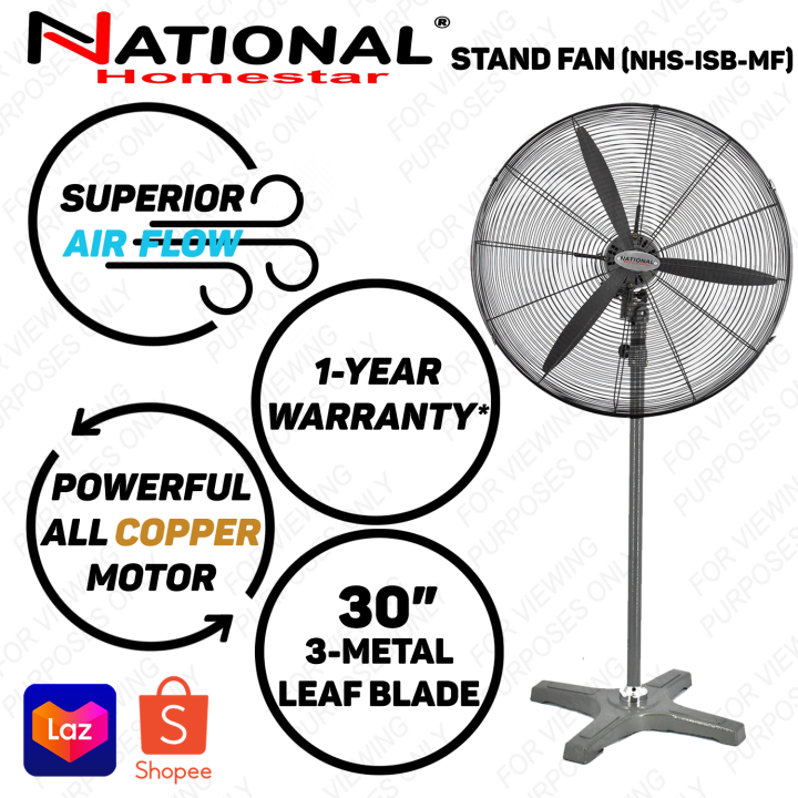 National Homestar 30-inch Industrial Stand Fan (NHS-ISB(30)-MF) | Lazada PH