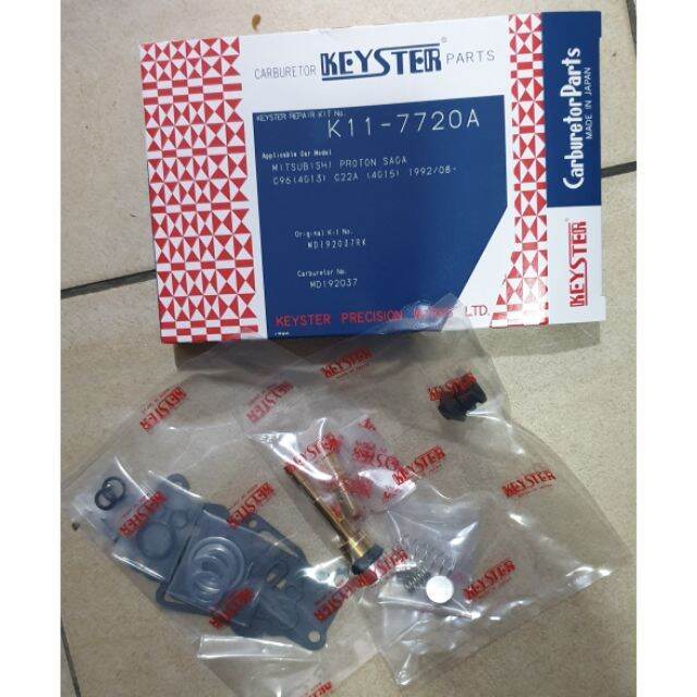 Proton Saga 12V, Wira 1.3/ 1.5, Satria Keyster Carburetor Kit | Lazada
