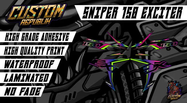Yamaha Sniper 150 Exciter Decals Set | Lazada PH