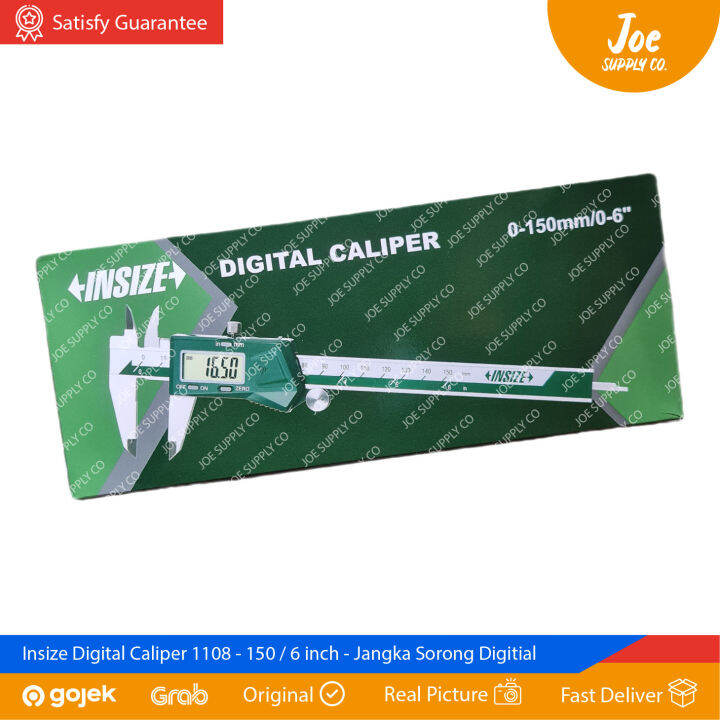 INSIZE 1108-150 Sigmat Digital 6 Inch 150 mm - Jangka Sorong Caliper ...