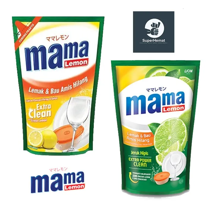 Mama Lemon - Extra Power Clean Sabun Cuci Piring - 780ml | Lazada Indonesia