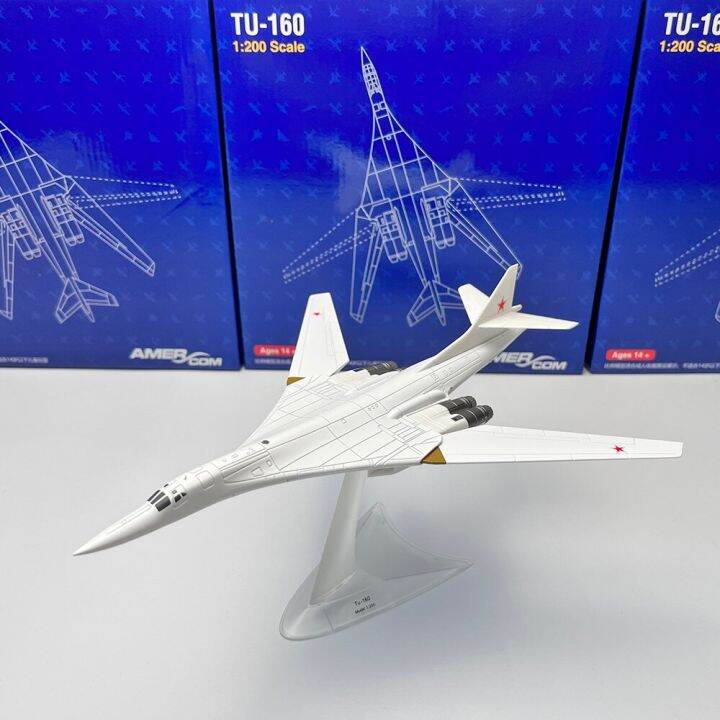 1/200 Scale Air Force Tupolev TU-160 Plane Model Toy Diecast Alloy ...