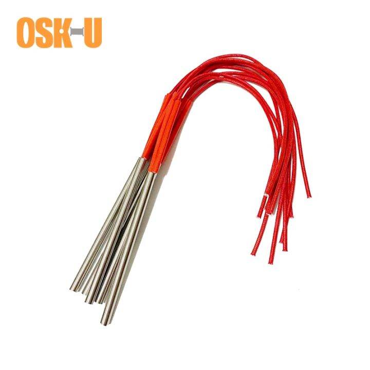 5PCS Electric Cartridge Heater Element 220V 6Mm Tube Diameter Stainless ...