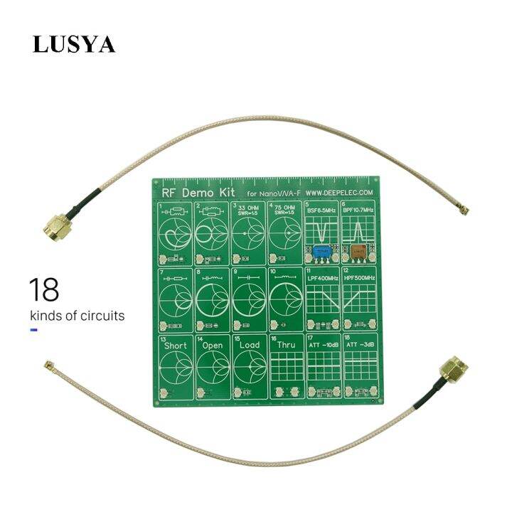 latocomtheo1977 RF Demo Kit NanoVNA RF test board Network Test Filter ...