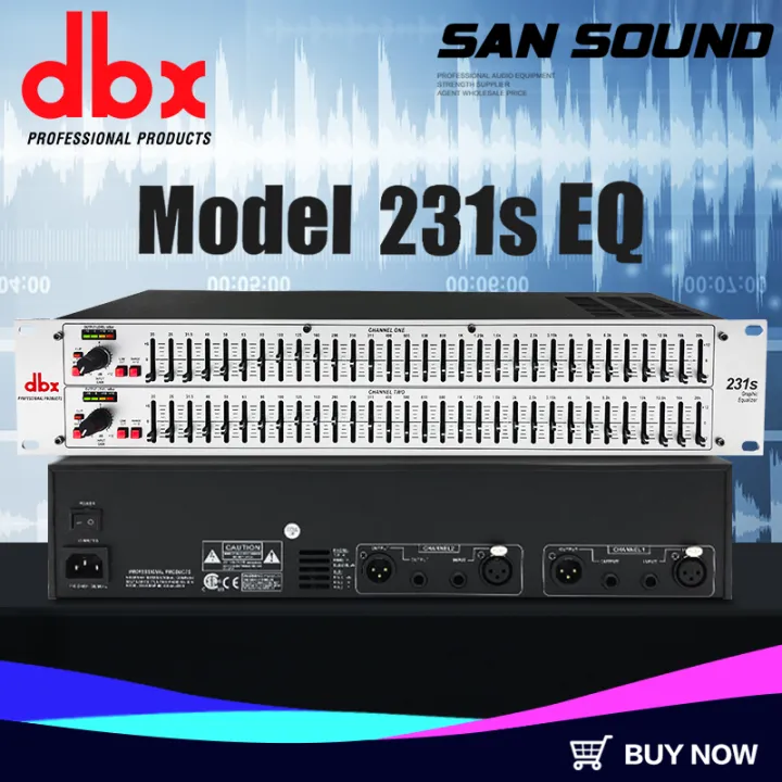 DBX Graphic Equalizer dbx 231S Dual channel 31 band 2-series | Lazada PH