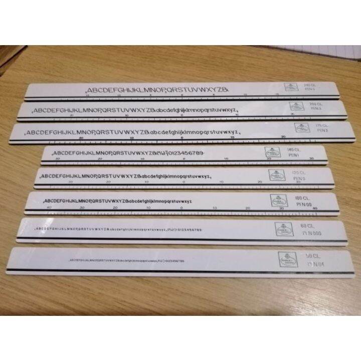 Faber-Castell Lettering Template 1100 | Lazada PH