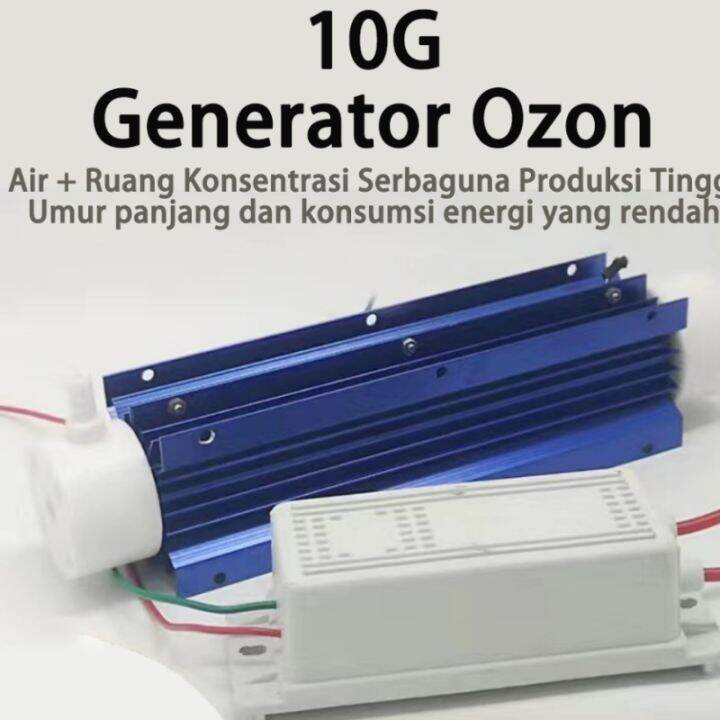10G Tabung Keramik Berpendingin Udara Generator Ozon Tabung Air ...