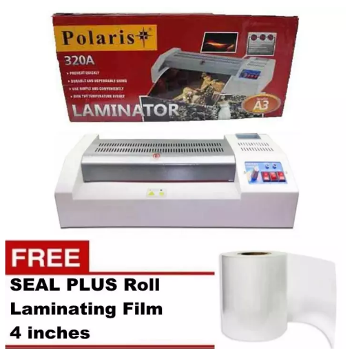 POLARIS LAMINATOR Machine for A3 A4 Size Heavy Duty with FREE SEAL PLUS ...