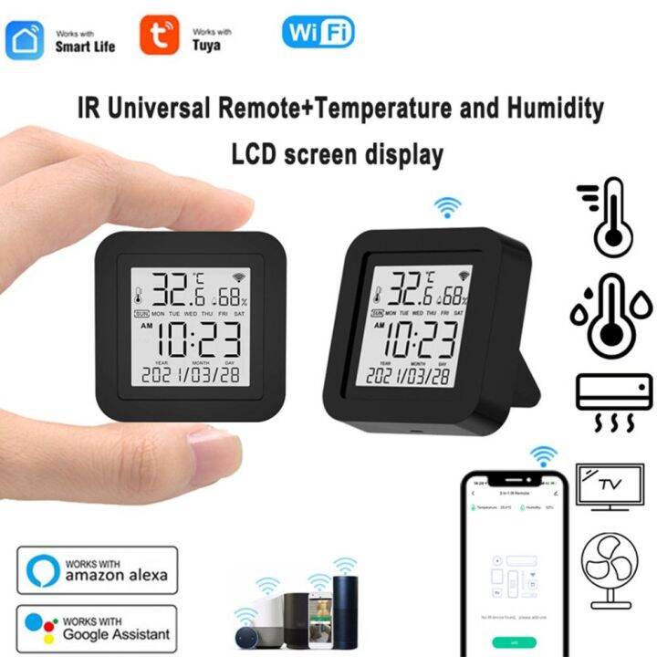 V-ELECTRONIC High Precision LCD Display IR-enabled 3 In 1 Digital Thermo-Hygrometer Intelligent ...