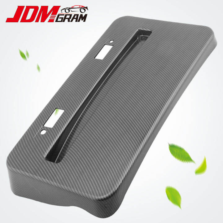 Carbon Fiber Car License Plate Frame For Mitsubishi Lancer GTS EVO X ...
