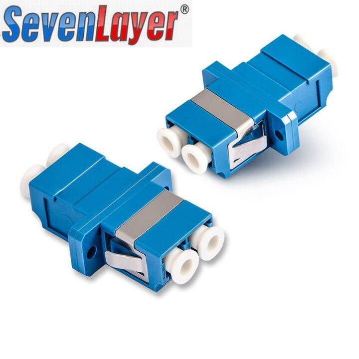 Fiber optical Flange Coupler LC-LC Duplex Coupler Connector Single ...