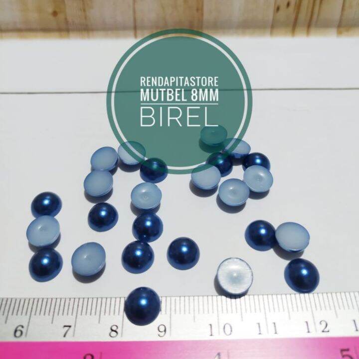 Mutbel Mutiara Belah 8mm per 25pc birel | Lazada Indonesia