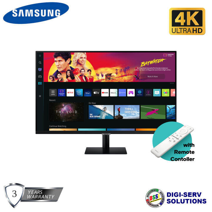 Samsung LS32BM700UEXXP 32" 4K Smart Monitor with Smart TV Experience ...