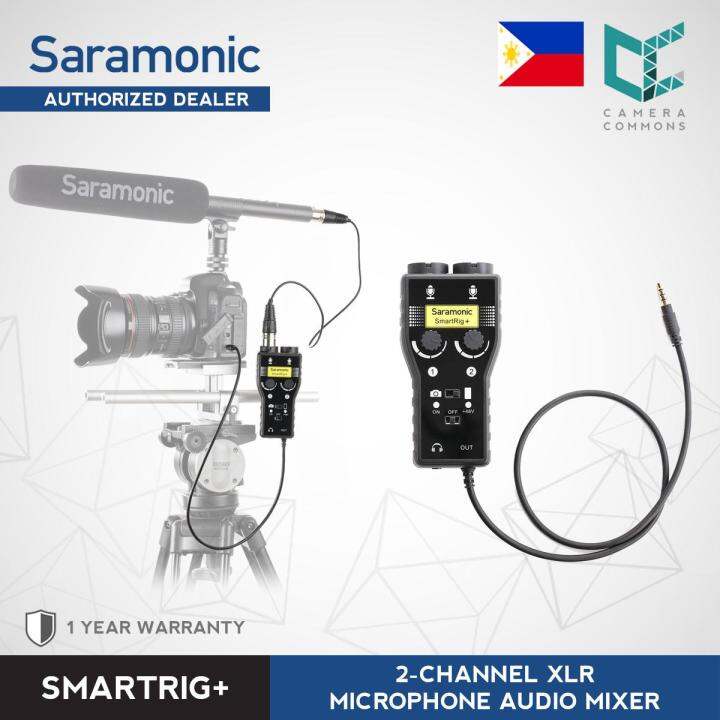 Saramonic SMARTRIG+ 2-Channel XLR Microphone Audio Mixer Preamp Guitar Interface Mic | Lazada PH