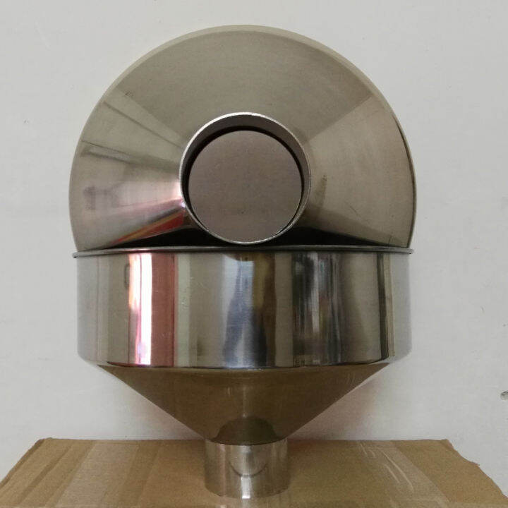 Stainless steel large wide-caliber large funnel Grain food industry ...