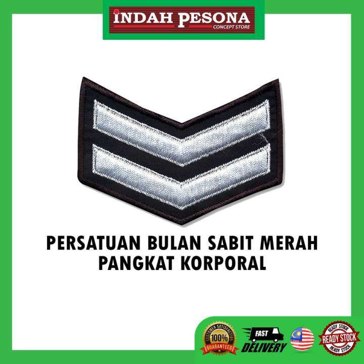 PERSATUAN BULAN SABIT MERAH - LENCANA PANGKAT 2 KOPERAL SULAM (PBSM ...