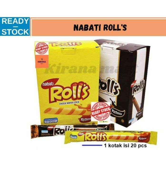 Nabati Roll's / Wafer Stick / Cheese / Chocolate HALAL | Lazada