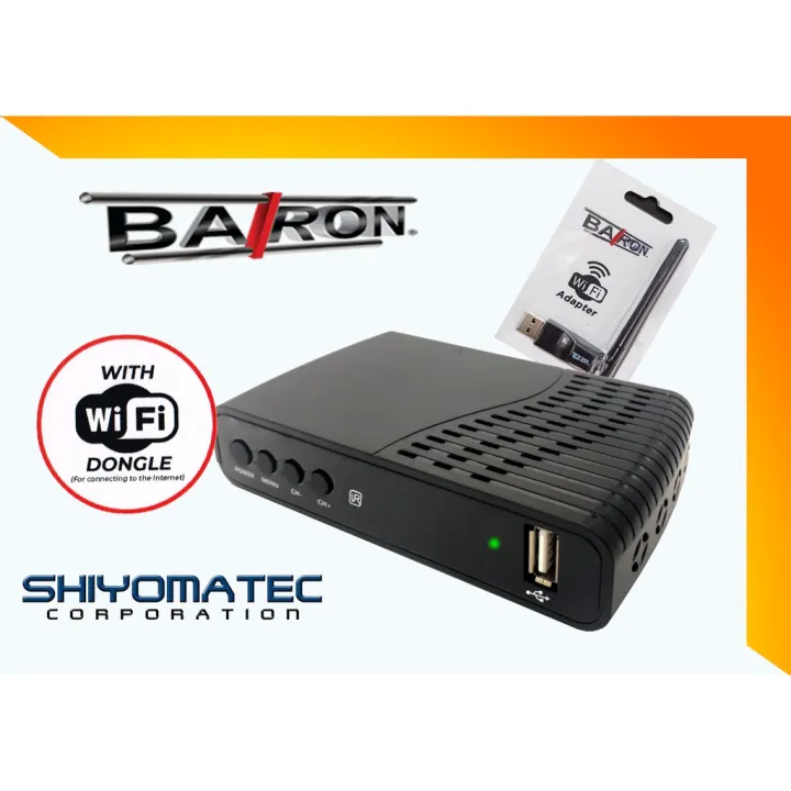 Baron Digital TV Receiver with Wifi Adapter | Lazada PH
