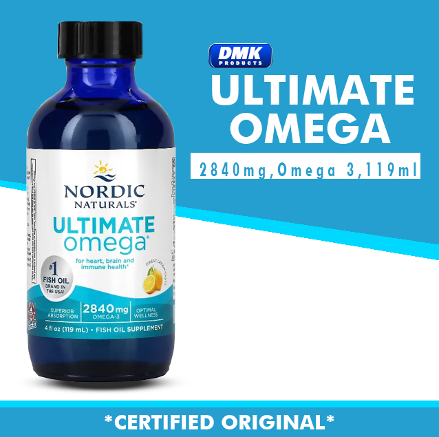 Nordic Naturals, Ultimate Omega, Lemon, 2,840 mg, 4 fl oz (119 ml ...