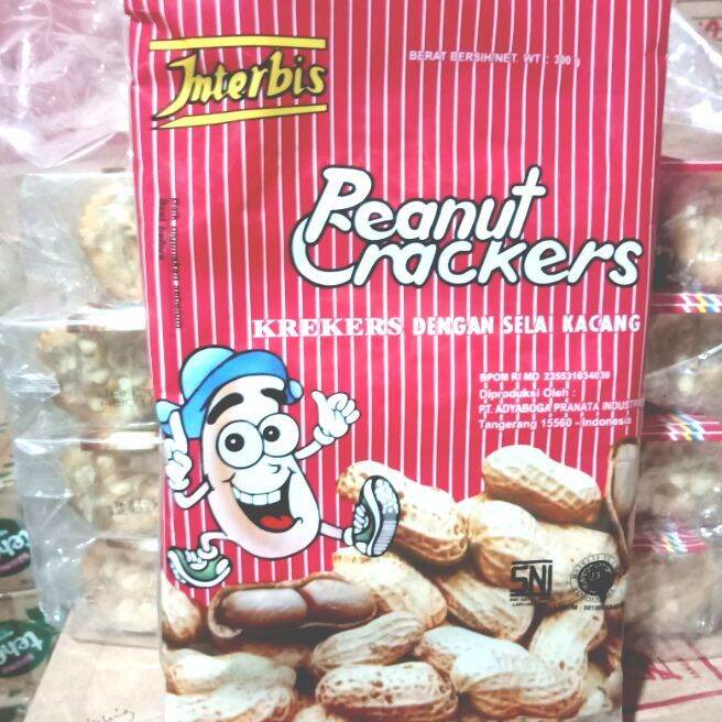 interbis peanut crackres biskuit kacang | Lazada Indonesia