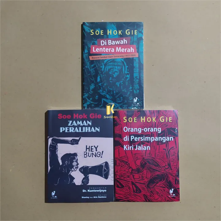 PAKET BUKU SOE HOK GIE - Di Bawah Lentera Merah - Zaman Peralihan - Orang-Orang di Persimpangan ...