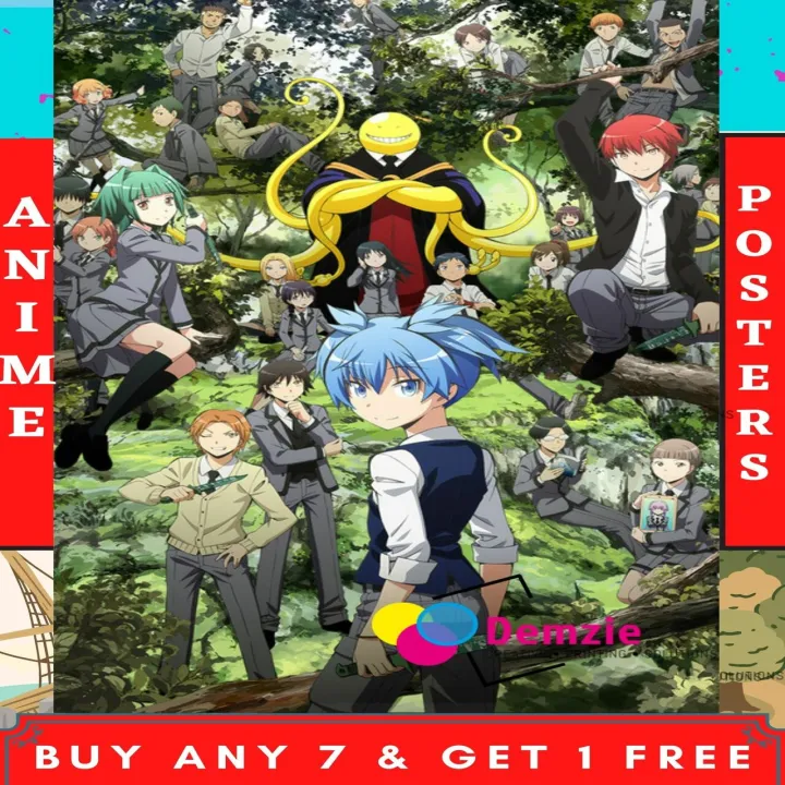 Assassination Classroom : A4 Anime Poster 4K Ultra HD Prints | Normal ...