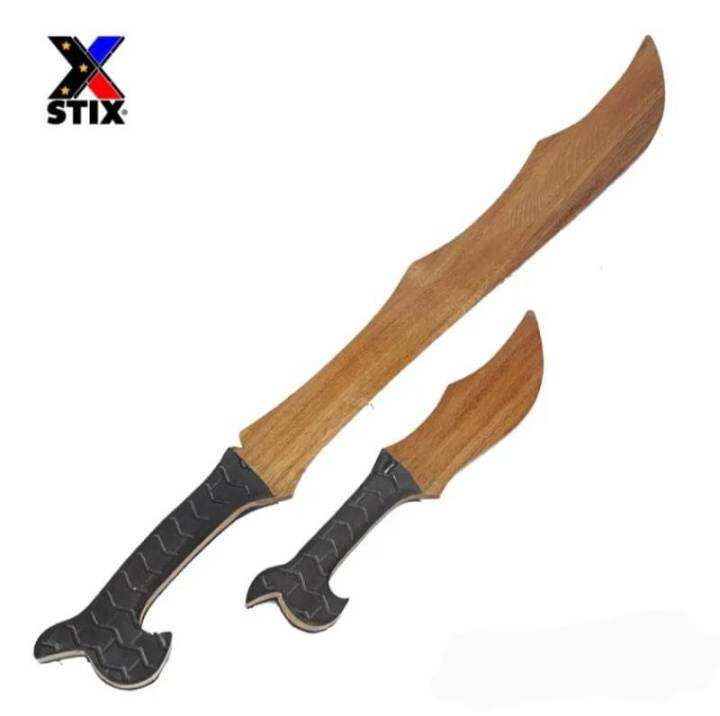 STIX ACACIA WOOD ESPADA Y DAGA SET | Lazada PH
