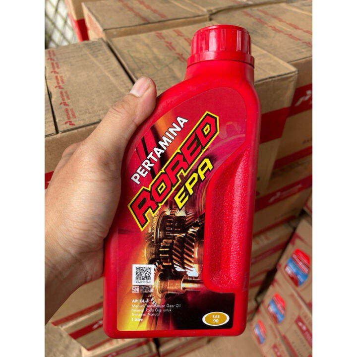 OLI GARDAN TRANSMISI MANUAL RORED EPA SAE 90 API GL-4 1 LITER ORIGINAL ...