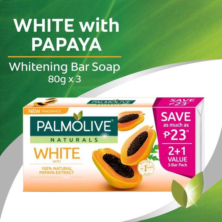 Palmolive White Papaya Soap 80g | Lazada PH