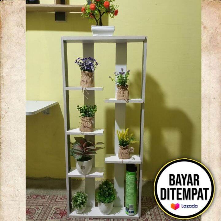 RAK DINDING MINIMALIS SERBAGUNA ~ RAK KOTAK PUTIH 1 METER | Lazada ...