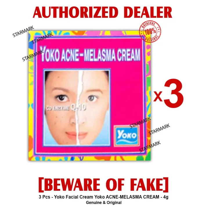 Yoko Facial Cream 4g Creams Yoko ACNE MELASMA Cream Creams 4g PINK ...